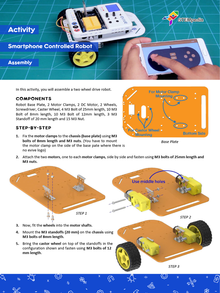 Activity Sheet 4.1.3 Smartphone Controlled Robot Assembly | PDF