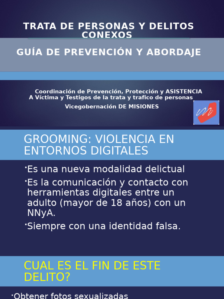 Prevencion de Trata de Personas para Personal Hotelero, Fuerzas | PDF ...