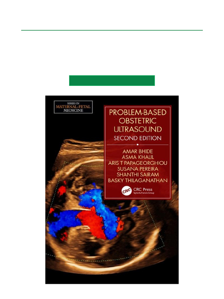 Problem-Based Obstetric Ultrasound Guide | PDF | Medical Specialties ...