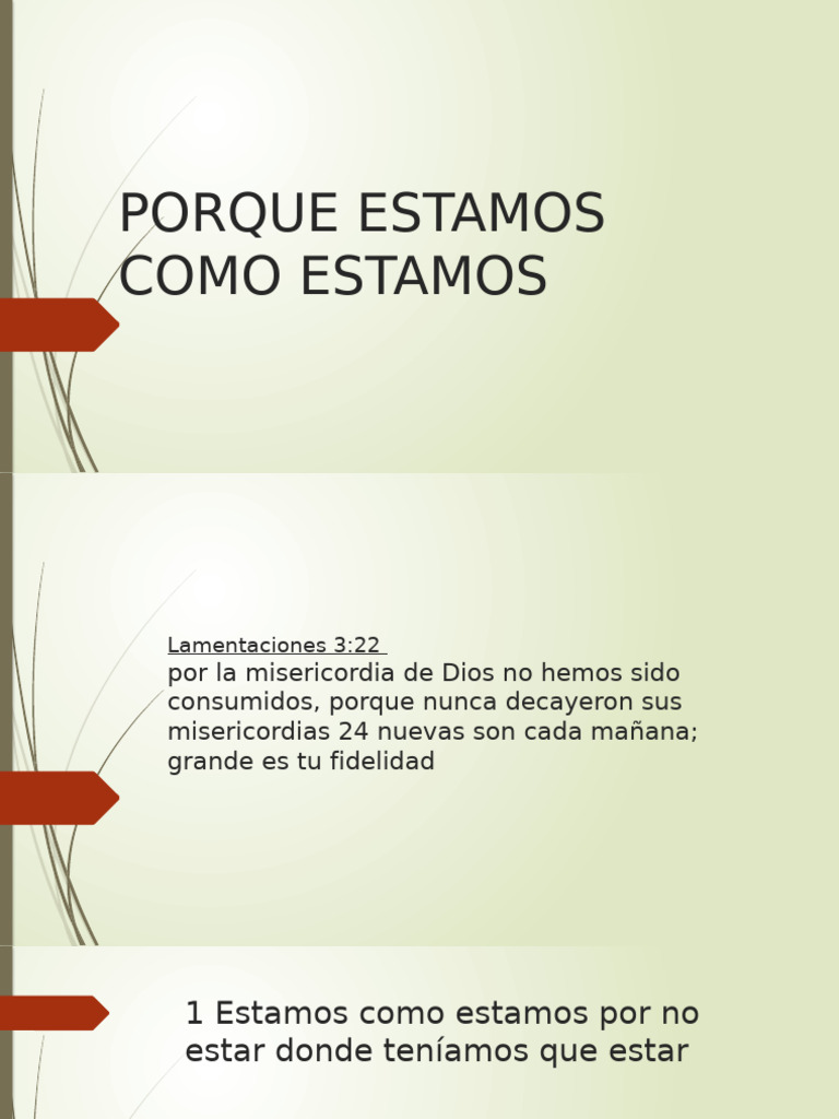 Porque Estamos Como Estamos | PDF