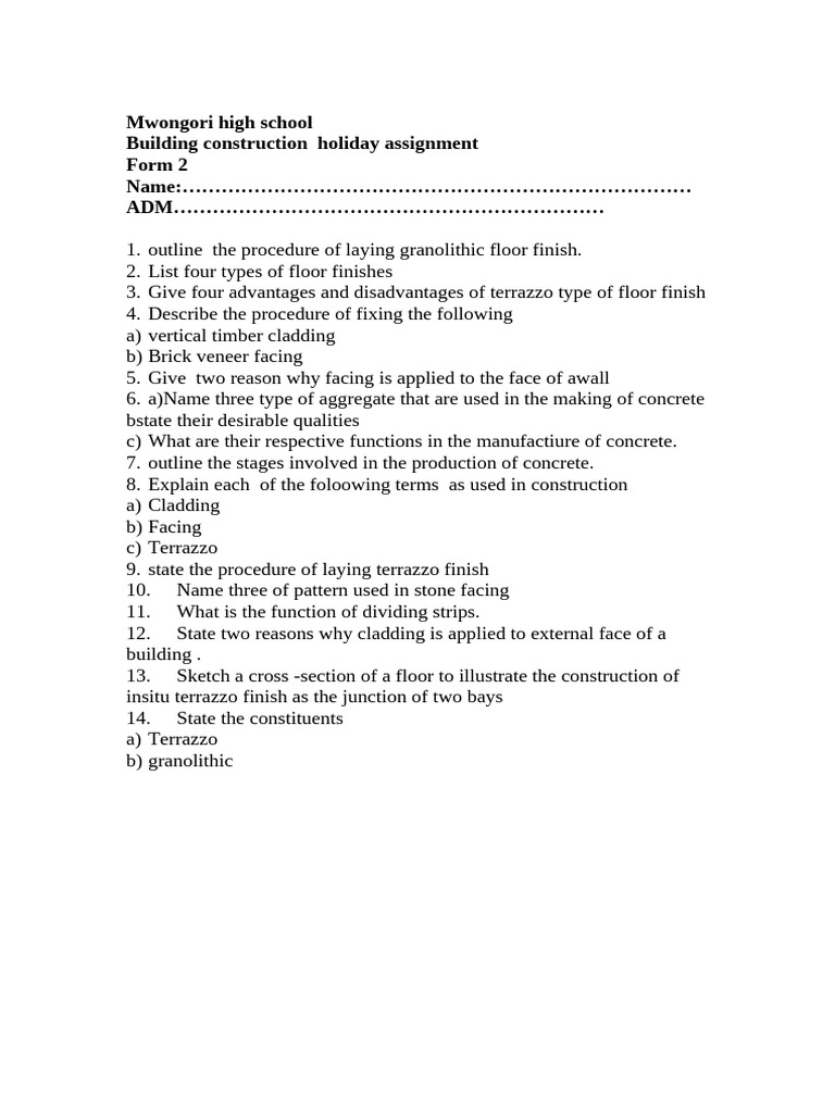 67beb90a858cc - BCT FORM 2 | PDF | Wall | Concrete