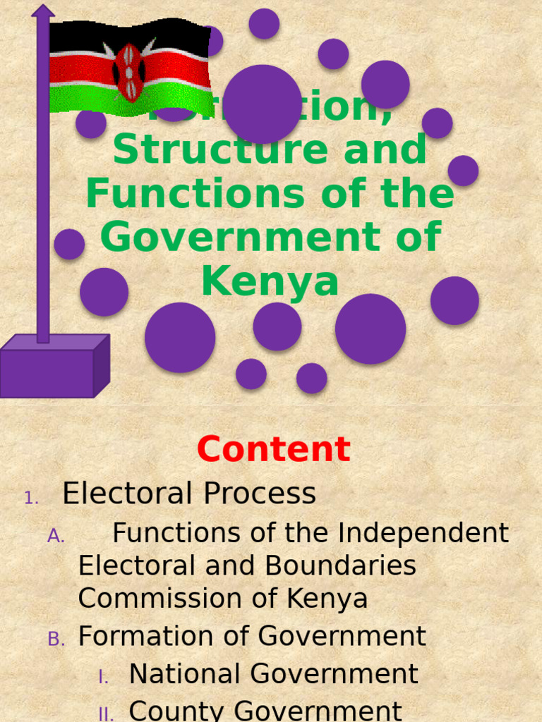 Formation, Structure and Functions of The Government | PDF | Elections ...