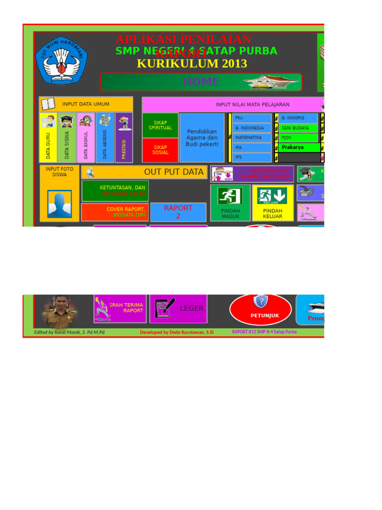 RAPORT SMP N 4 SATAP by KM@nik | PDF