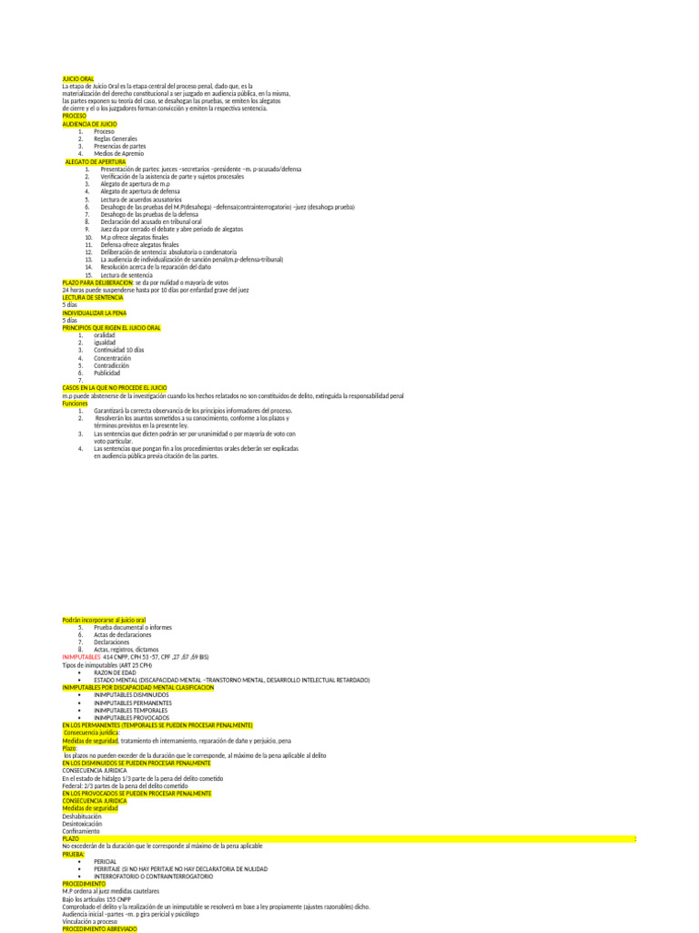 Guia de Delitos | PDF | Mandato | Castigos