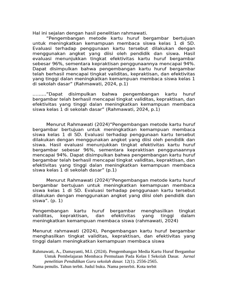 Contoh Kutipan | PDF