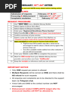 USD - EcoCash Tarrifs | PDF | Cash | Debit Card