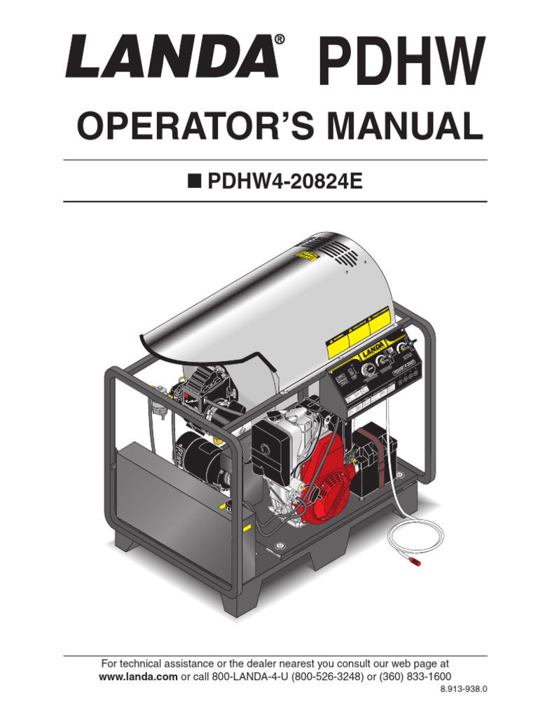 Landa PDHW Pressure Washer | PDF | Physical Sciences | Applied And ...