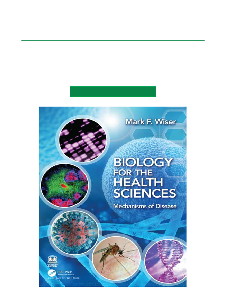 Biology For The Health Sciences Mechanisms of Disease - 1st Edition ...