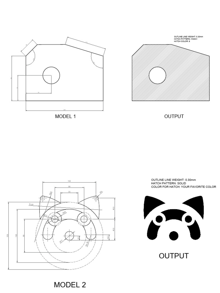 Midterm Drawing (Basic CAD) | PDF | Image Processing | Color
