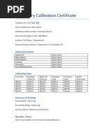 PH Calibration Log Sheet Template | PDF