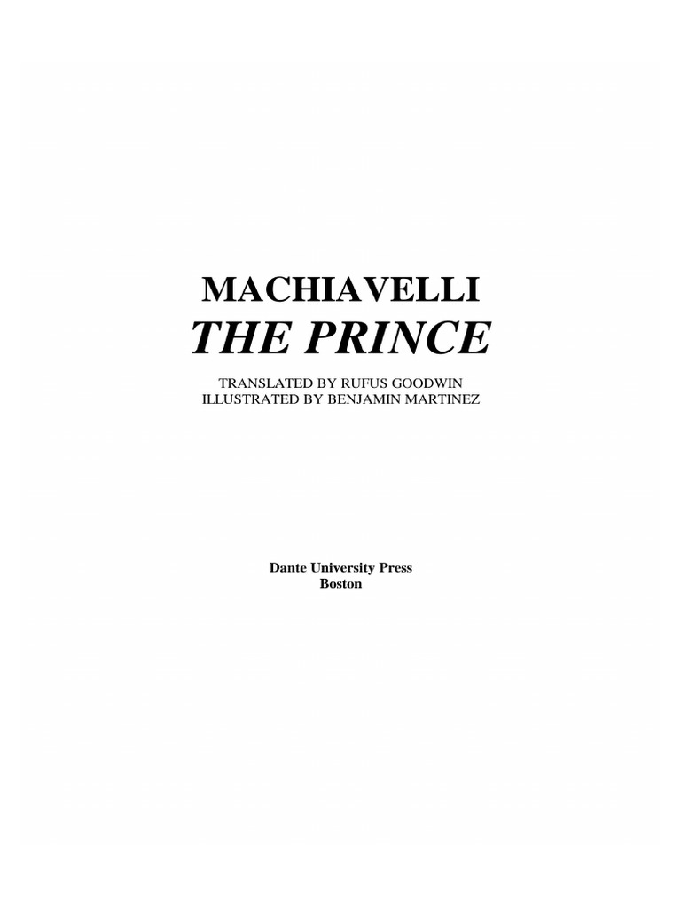 Machiavelli The Prince | PDF