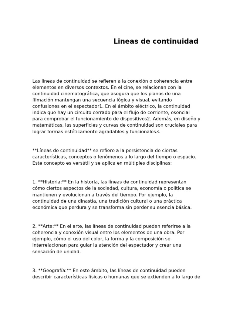 Líneas de Continuidad en Diversos Contextos | PDF | Composición (artes ...