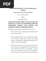 NCLT Form 1 Application Guidelines | PDF