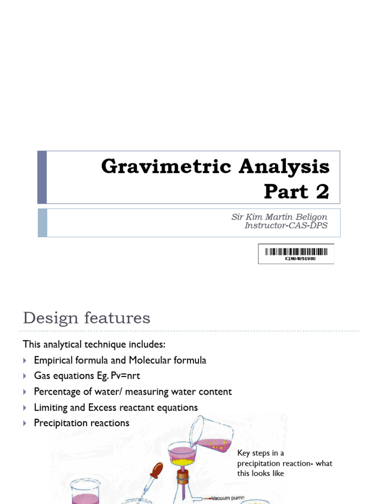 Gravimetric Analysis Part 2 | PDF | Precipitation (Chemistry) | Nucleation