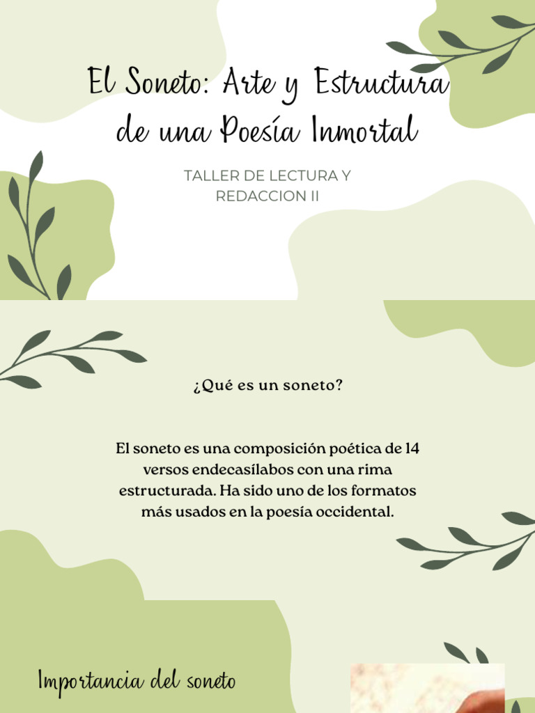 Soneto kmc | PDF | Sonetos | Forma Stanzaica