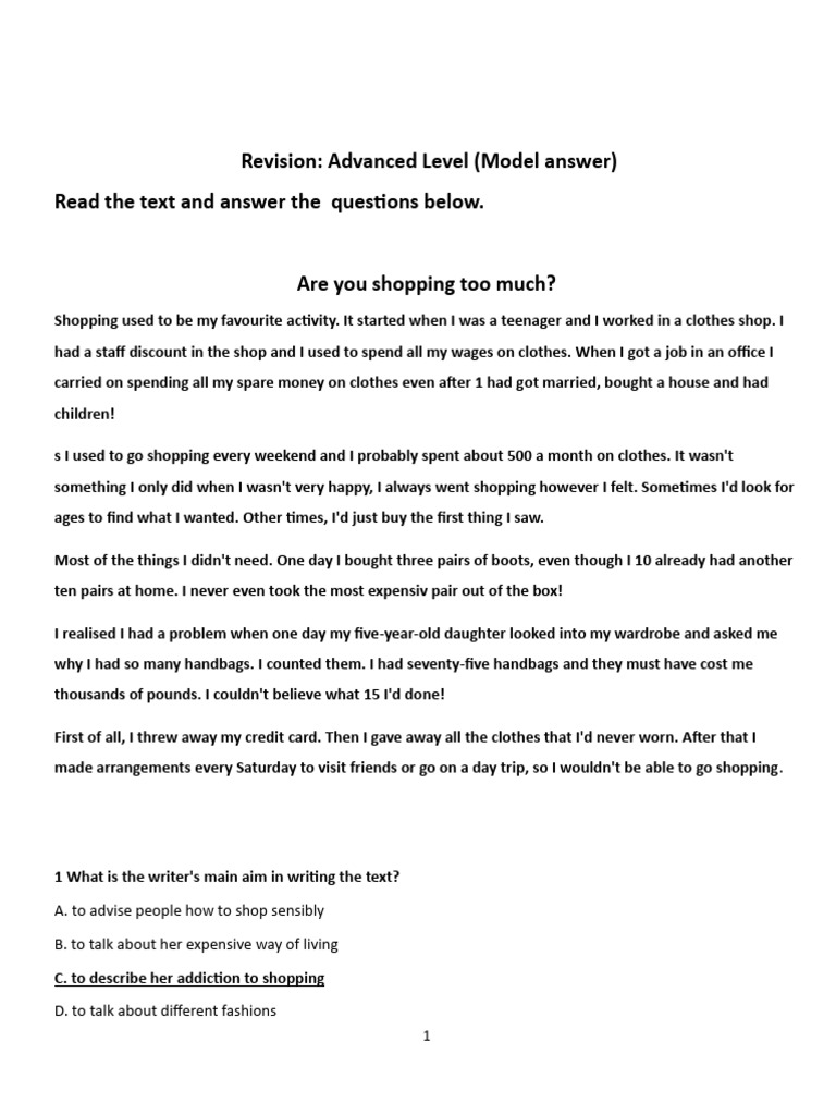 Into Literature (Final Revision) (Model Answer) | PDF | Dr. Jekyll And ...