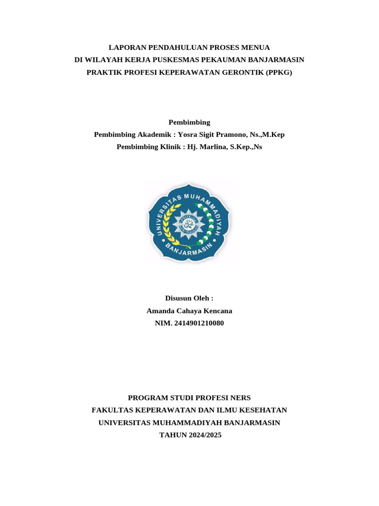 LP Proses Menua | PDF