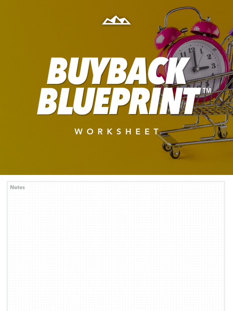 Buyback Blueprint Worksheet | PDF