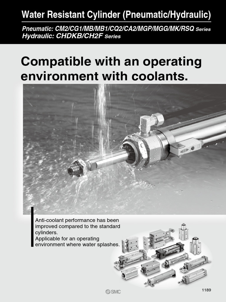 Water Resistant Pneumatic & Hydraulic Cylinders | PDF | Piston ...