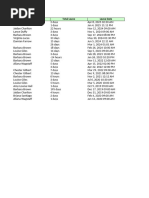 Excel Leave Calculation Formula Guide | PDF