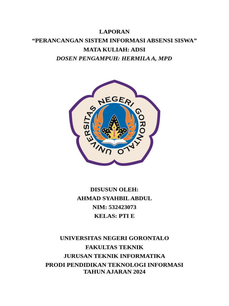 Laporan Adsi Abil Fix | PDF