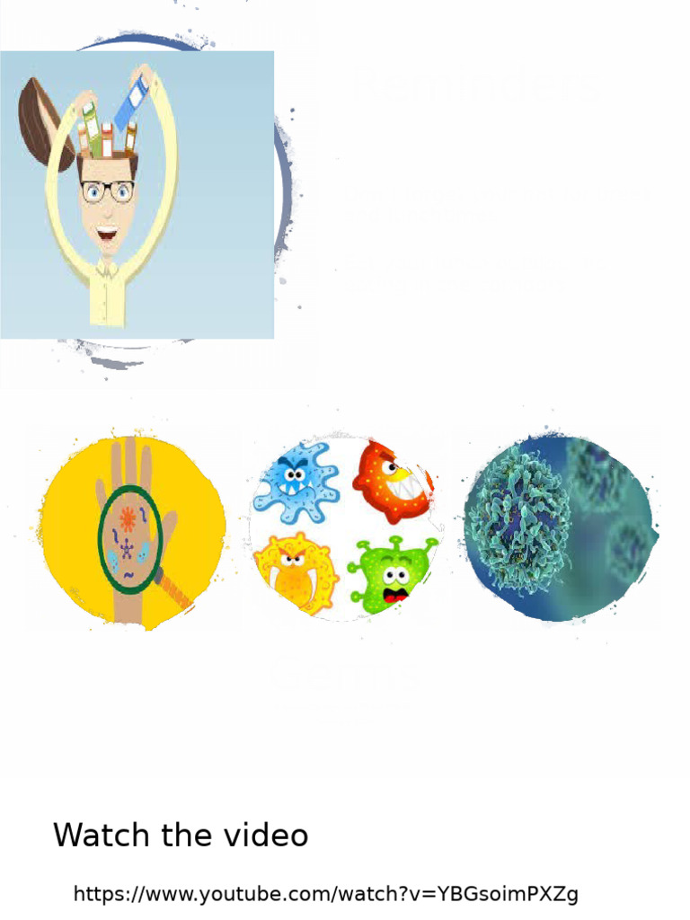 Germs PPT To Cover WK Beg 1.3.20 | PDF