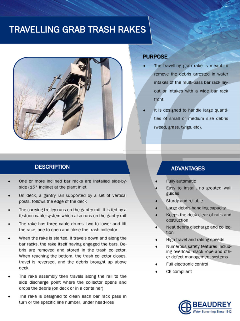 Brochure - 59 - TRash Rake Travelling Grab | PDF | Stainless Steel