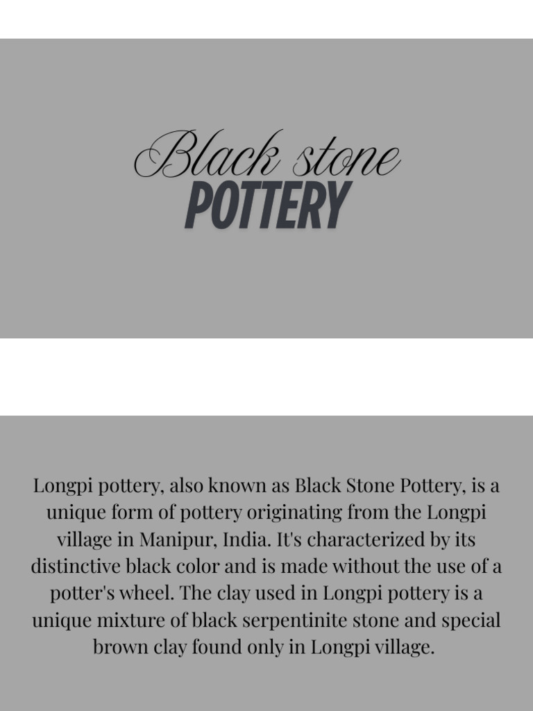 Black Stone.pdf | PDF | Pottery