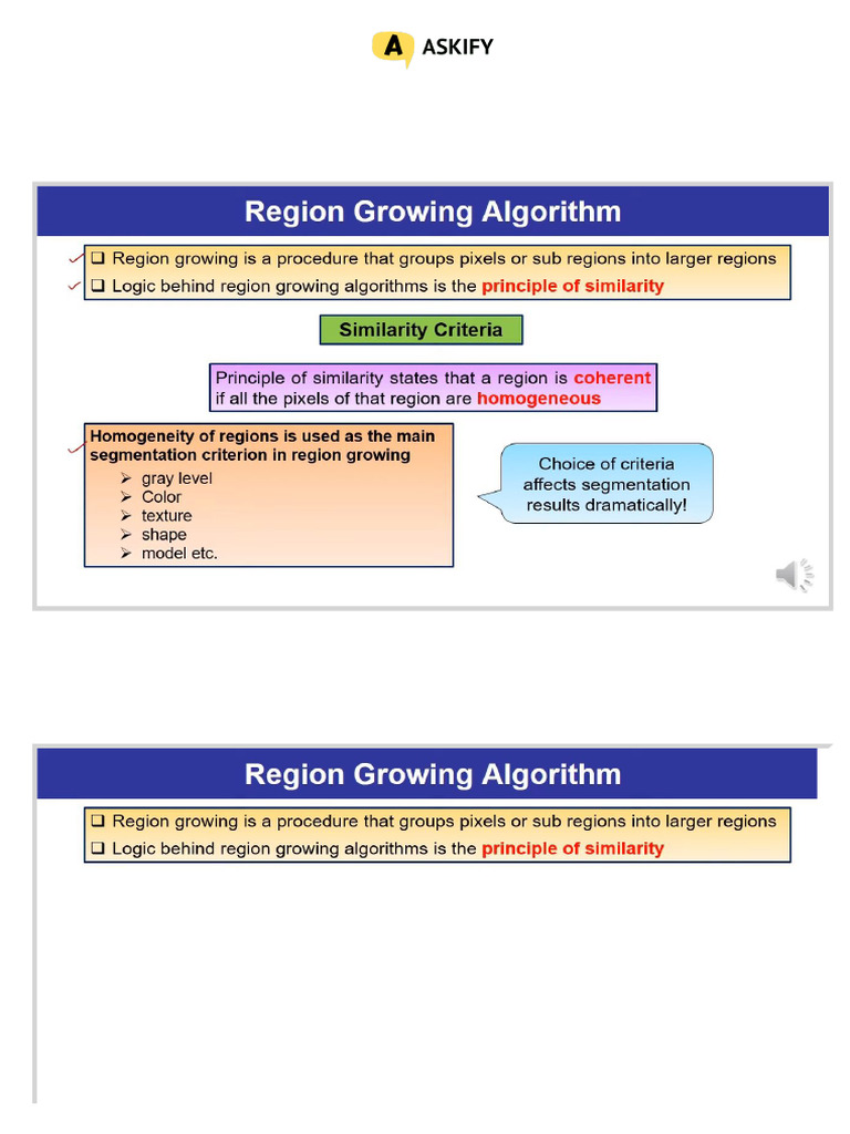 08 05 2025-Region Growing Algorithm | PDF
