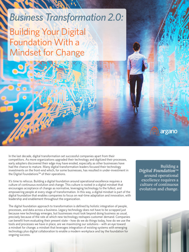 Ebook - Building Your Digital Foundation With A Mindest For Change ...