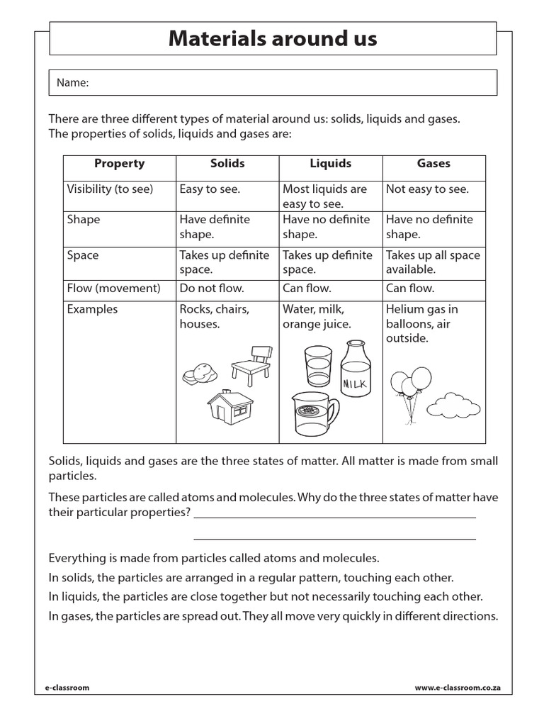 Materials Around Us | PDF