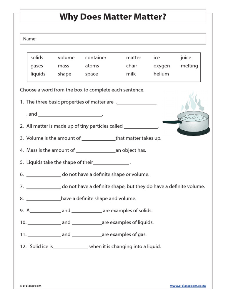 Why Does Matter Matter 1 | PDF