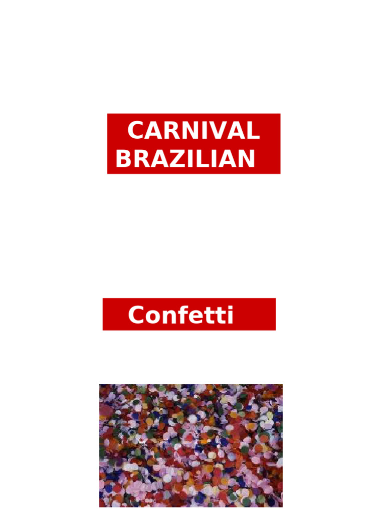 Carnival Vocabulary List | PDF