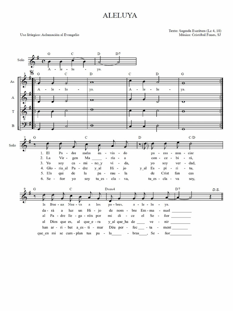 Aleluya_Fones | PDF