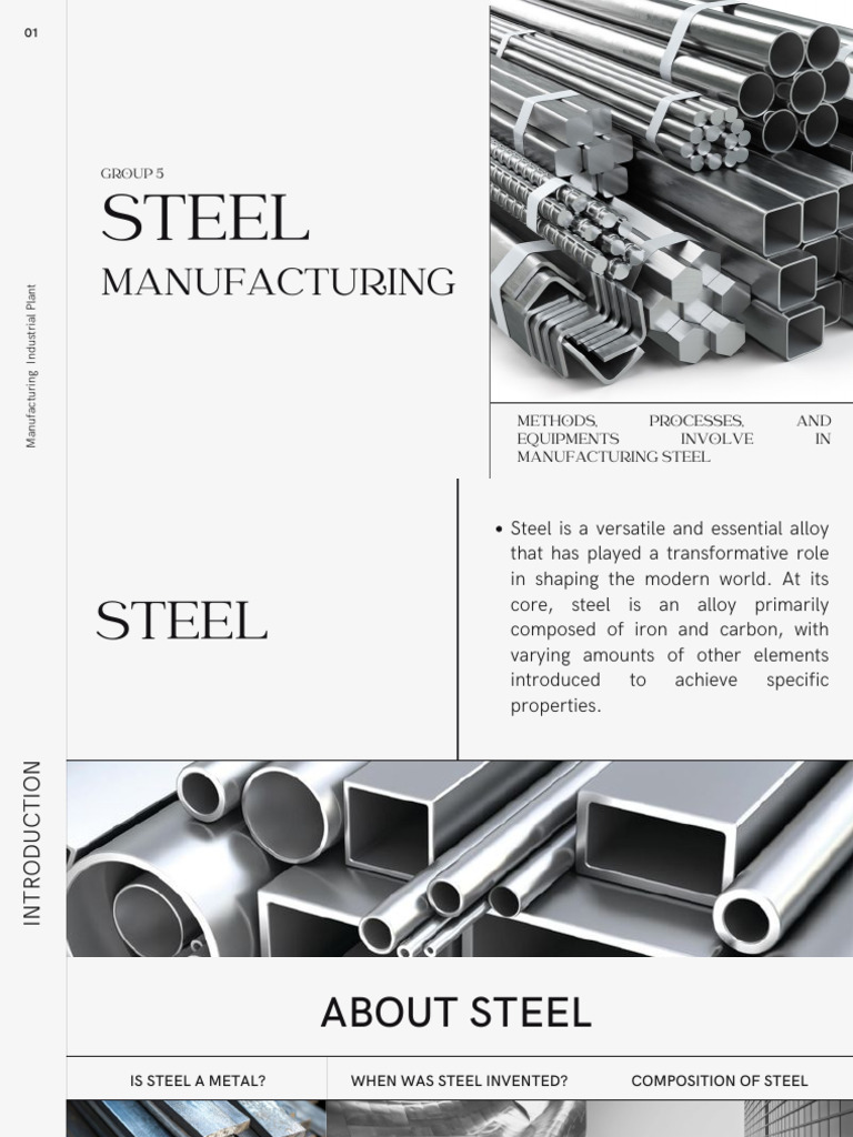 MIP_STEEL-MANUFACTURING_FINAL | PDF | Steel | Steelmaking