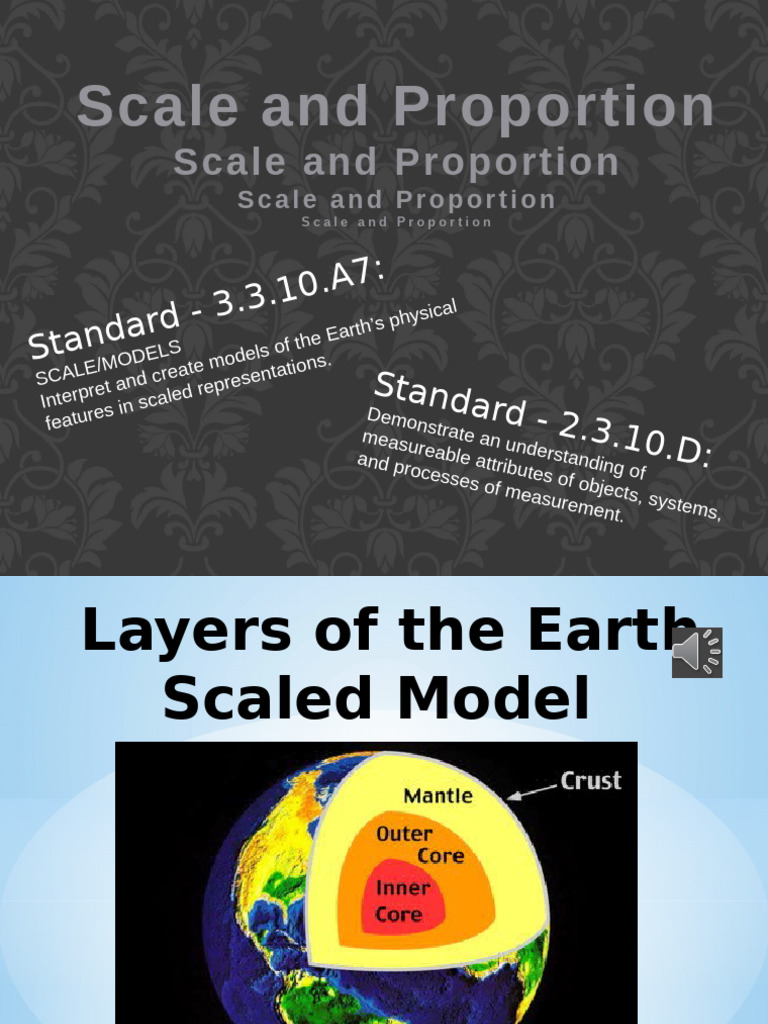 Scaled Models of Earth's Layers | PDF | Natural Sciences | Earth Sciences