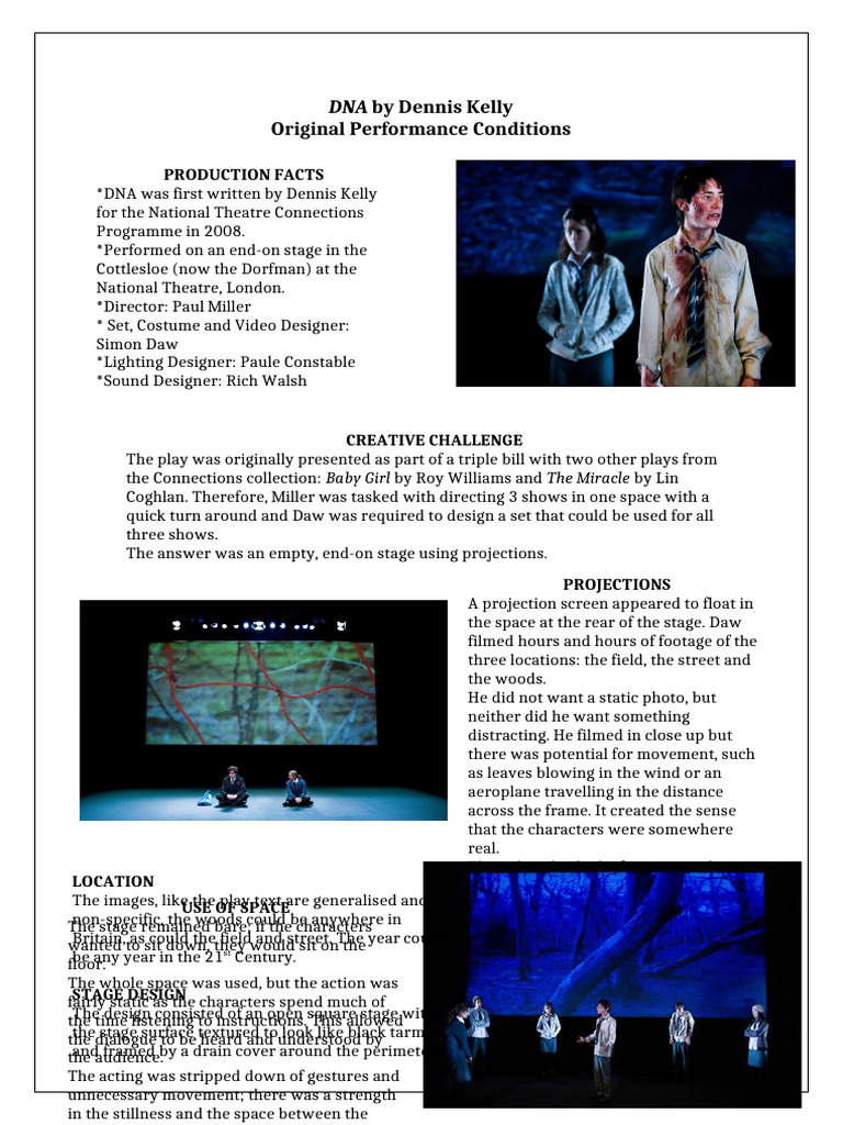 DNA Original Perf Handout | PDF