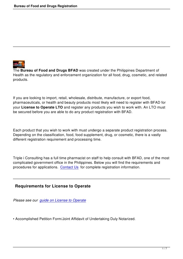 BFAD Registration Guide for Products | PDF | Pharmaceutical Drug ...