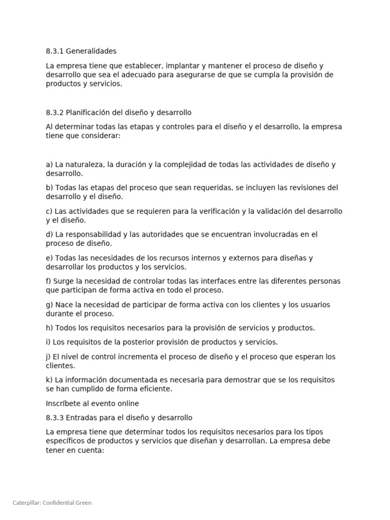 Iso 9001-2015 8.3 | PDF