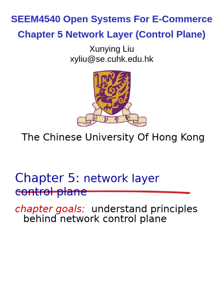 Chapter 5 Network ControlPlane | PDF | Routing | Computer Network