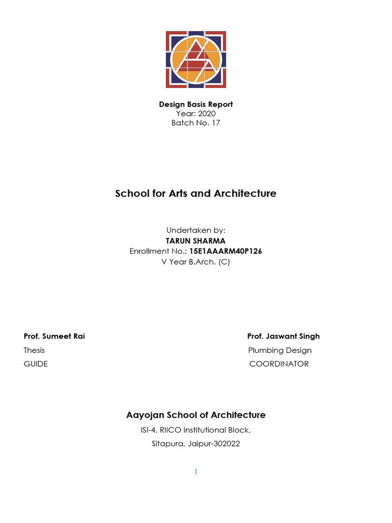 Tarun Sharma - Design Basis Report | PDF | Aquifer | Groundwater