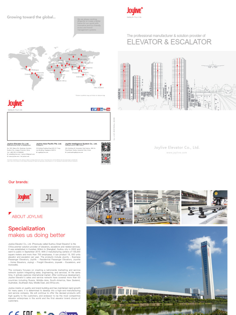 Escalator Catalog Joylive 202005EN | PDF | Elevator | Escalator