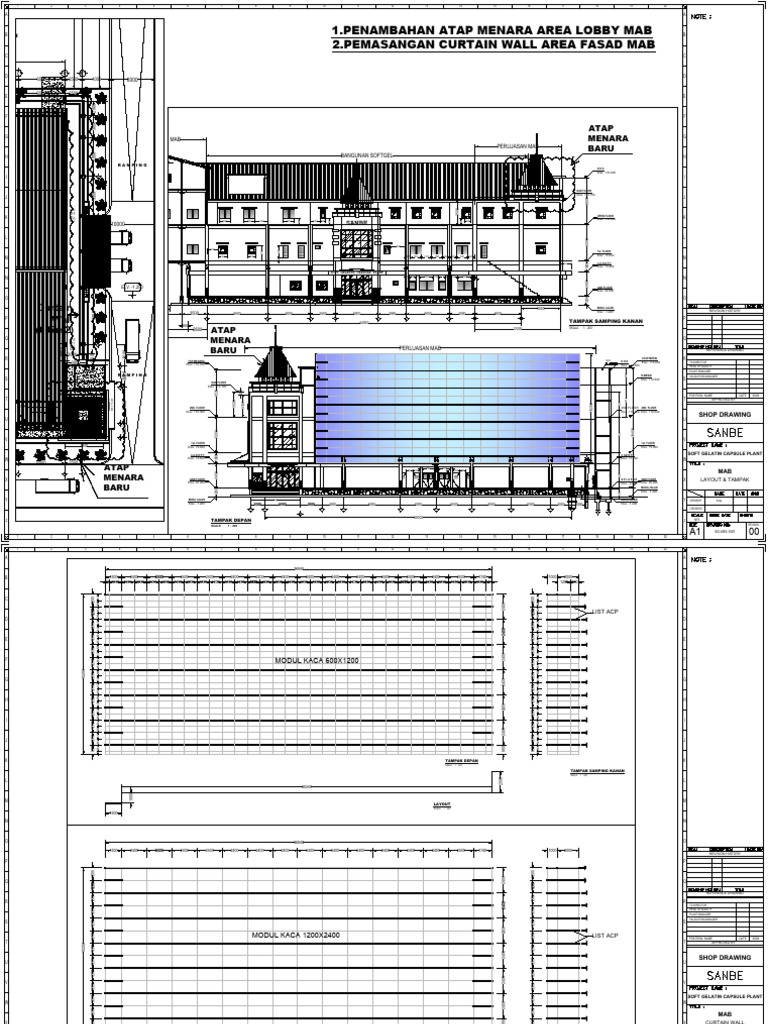 Mab Menara & Curtainwall | PDF | Building Technology | Architectural ...