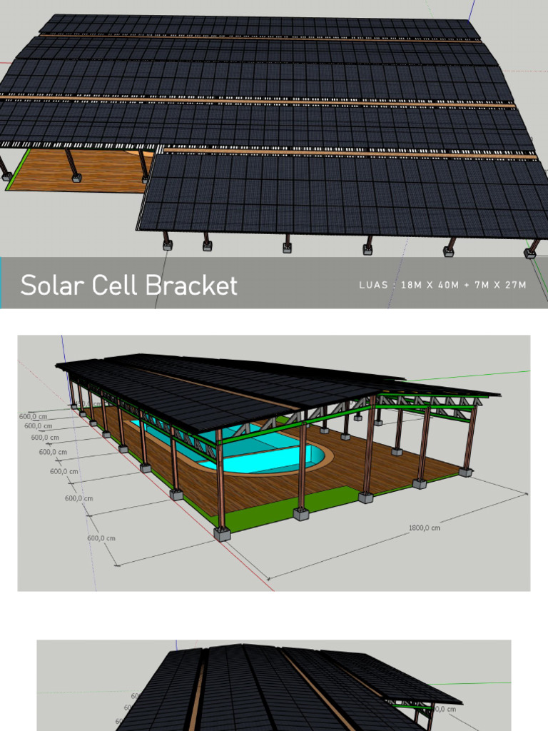 Solar Cell Bracket For PLTS Off Grid 203 KWH | PDF