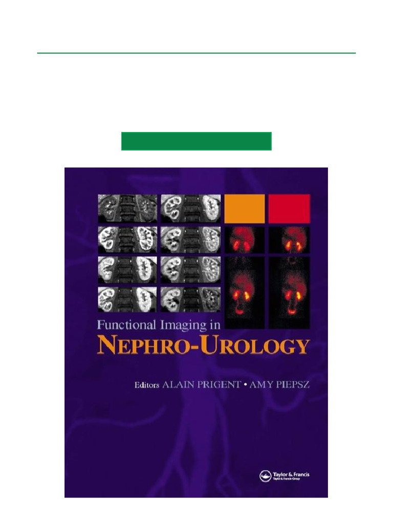 Functional Imaging in Nephro Urology 1st Edition (FULL VERSION DOWNLOAD) | PDF | Chronic Kidney ...