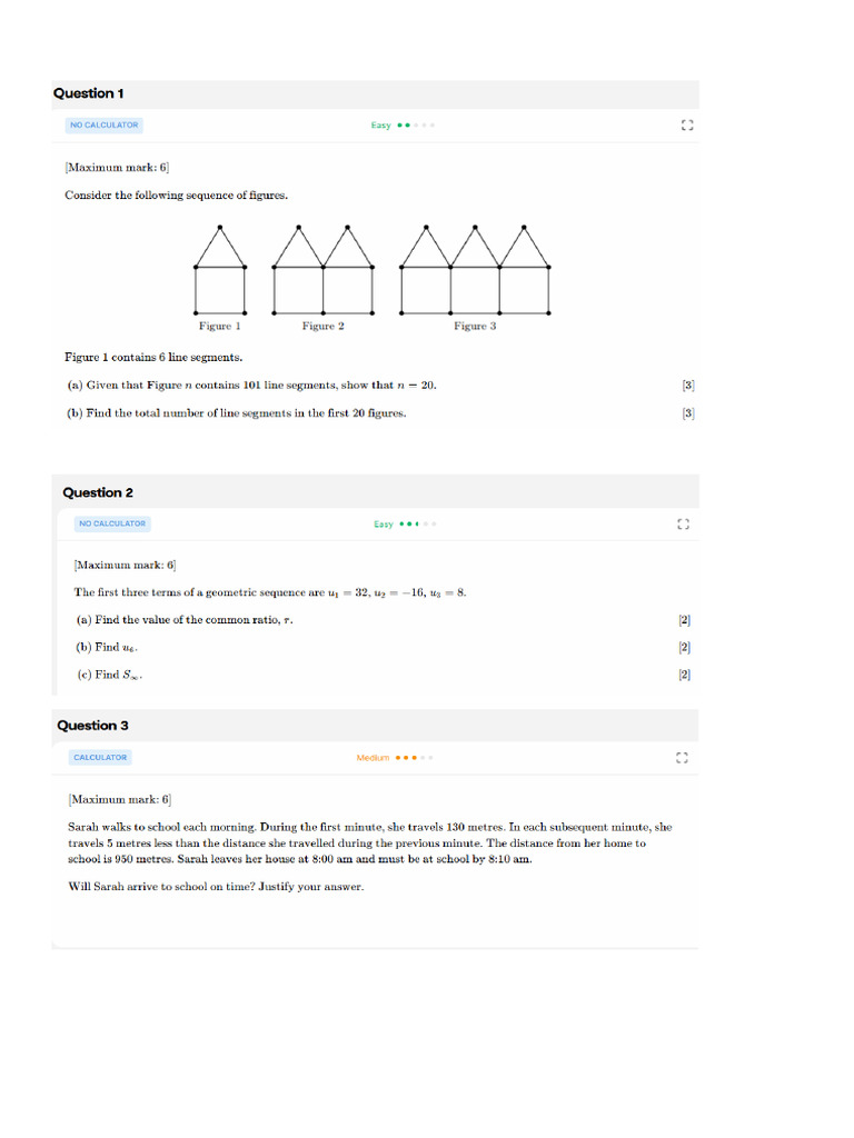 Revision Village Sequences + Series | PDF