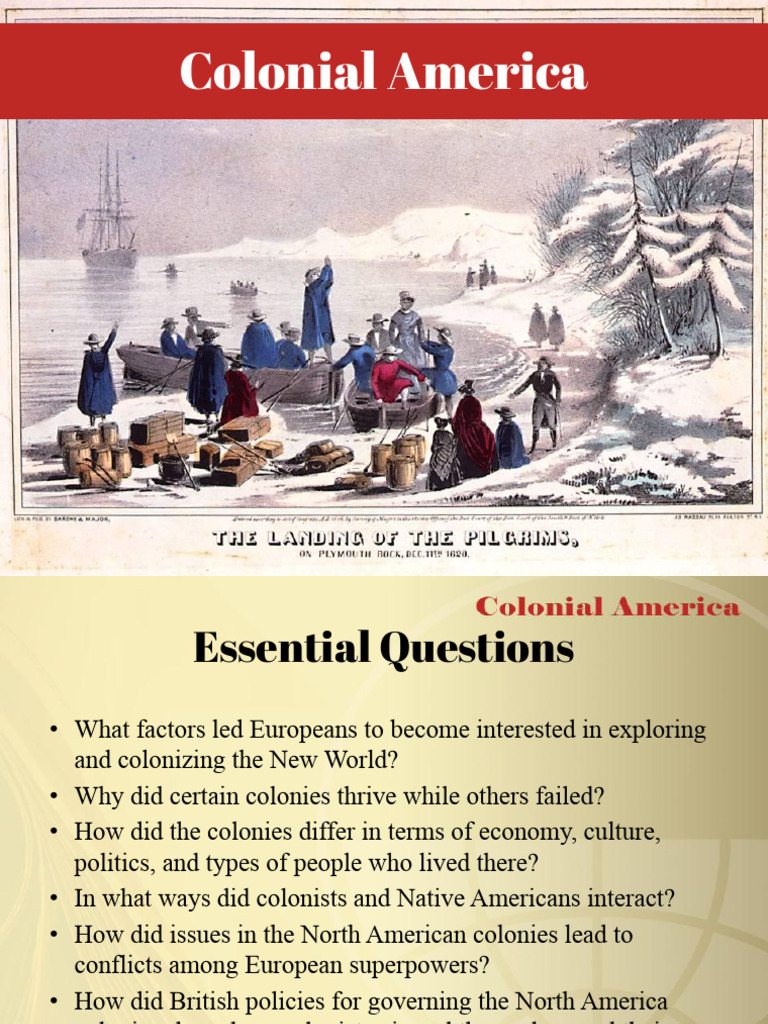 Colonial America: Exploration and Settlement | PDF | French And Indian ...