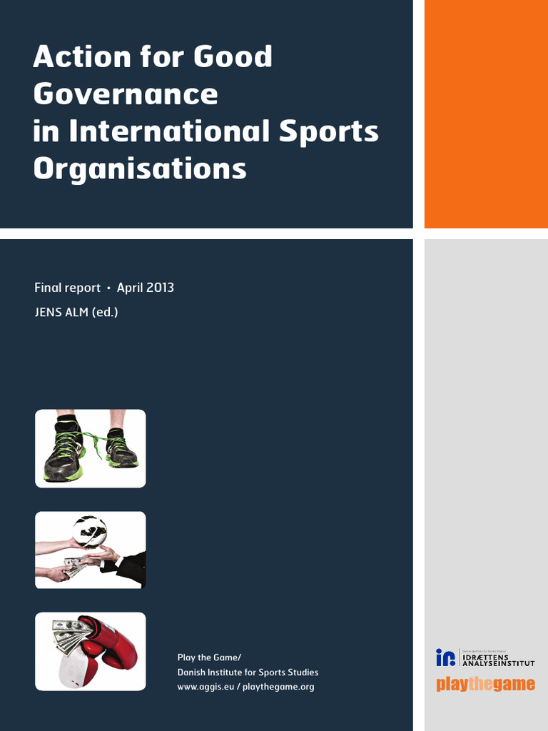 Action For Good Governance in International Sports Organisations - 1 ...