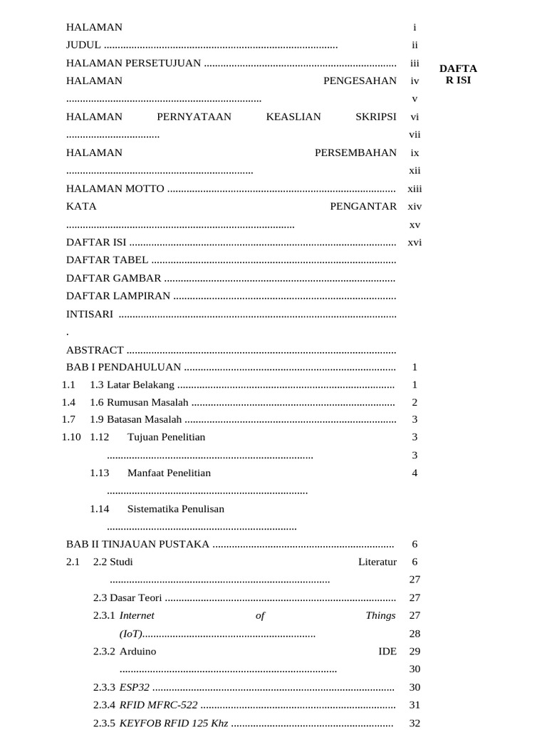 DAFTAR ISI | PDF