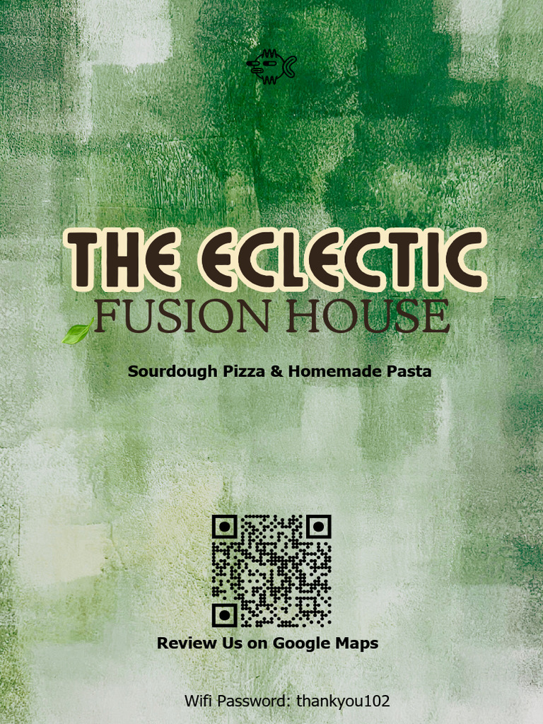 Menu Eclectic Fusion House | PDF